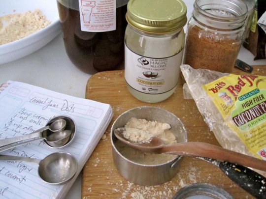 Coconut jam dot cookies - Amy Chaplin